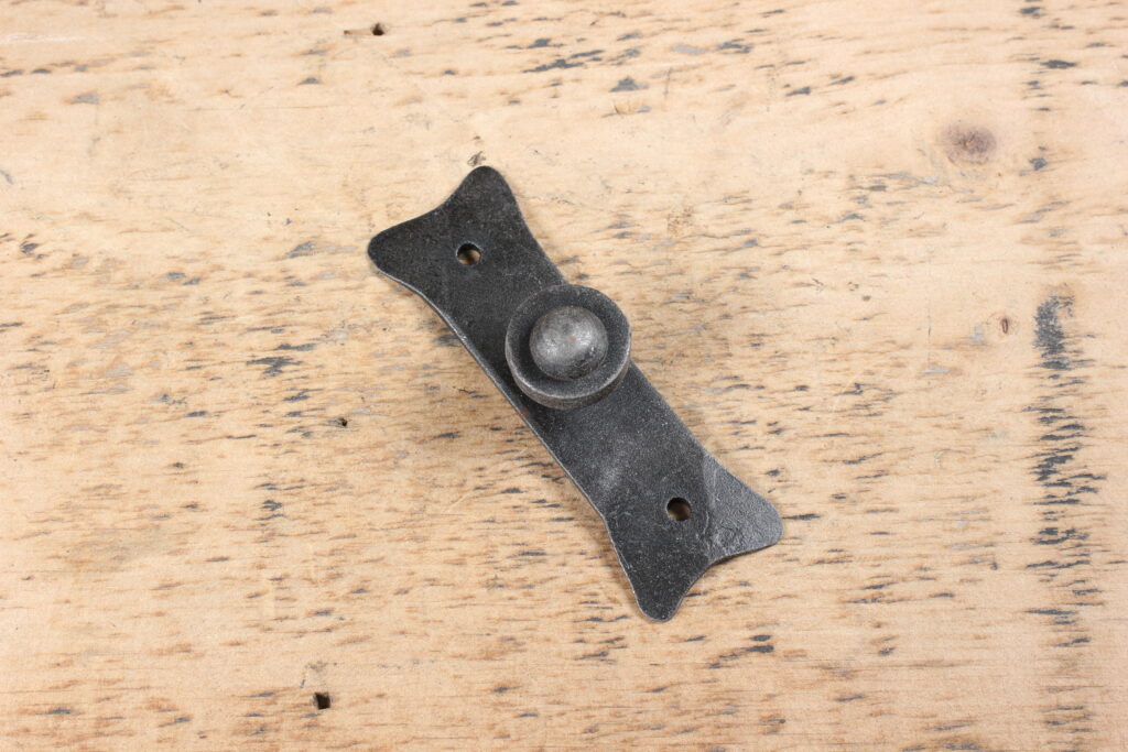 Wrought Iron Knob with Backplate