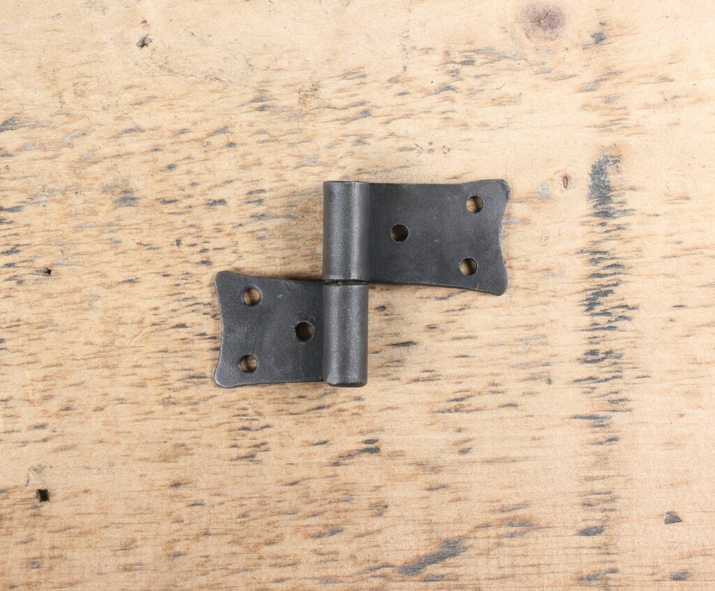 Wrought Iron Hinges. Antique reproduction door and cabinet hardware.
