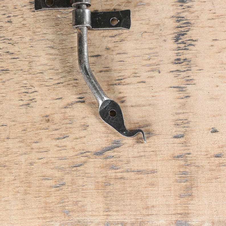 Wrought Iron 4.5 inch Right Side Rat Tail Hinge