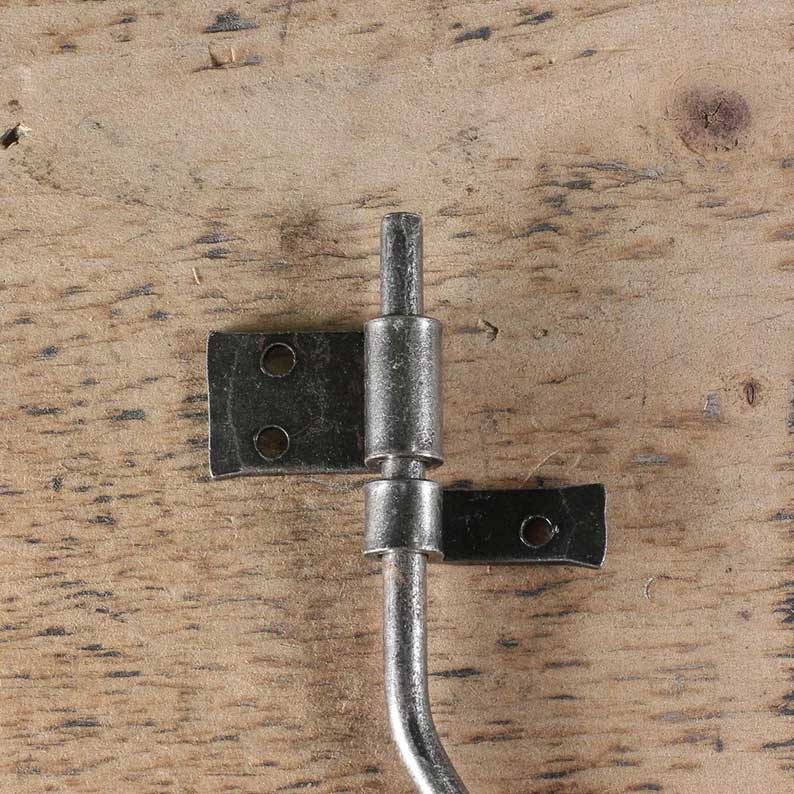 Wrought Iron 4.5 inch Right Side Rat Tail Hinge