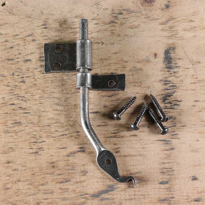 Wrought Iron 4.5 inch Right Side Rat Tail Hinge