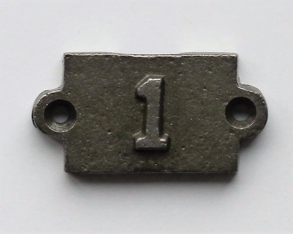 antique cast iron number 1