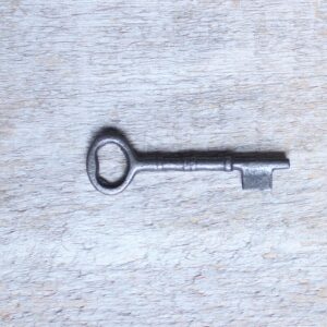 Antique cast iron key