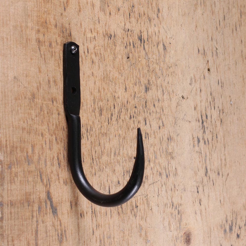 Wrought iron hooks and hand forged iron hooks.