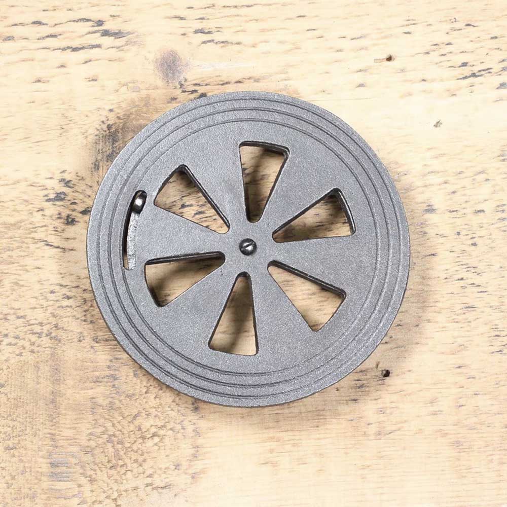 Round Cast Iron Register With Damper